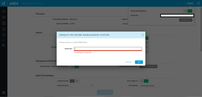 Configuración UNMS de Ubiquiti ‣ WifiSafe